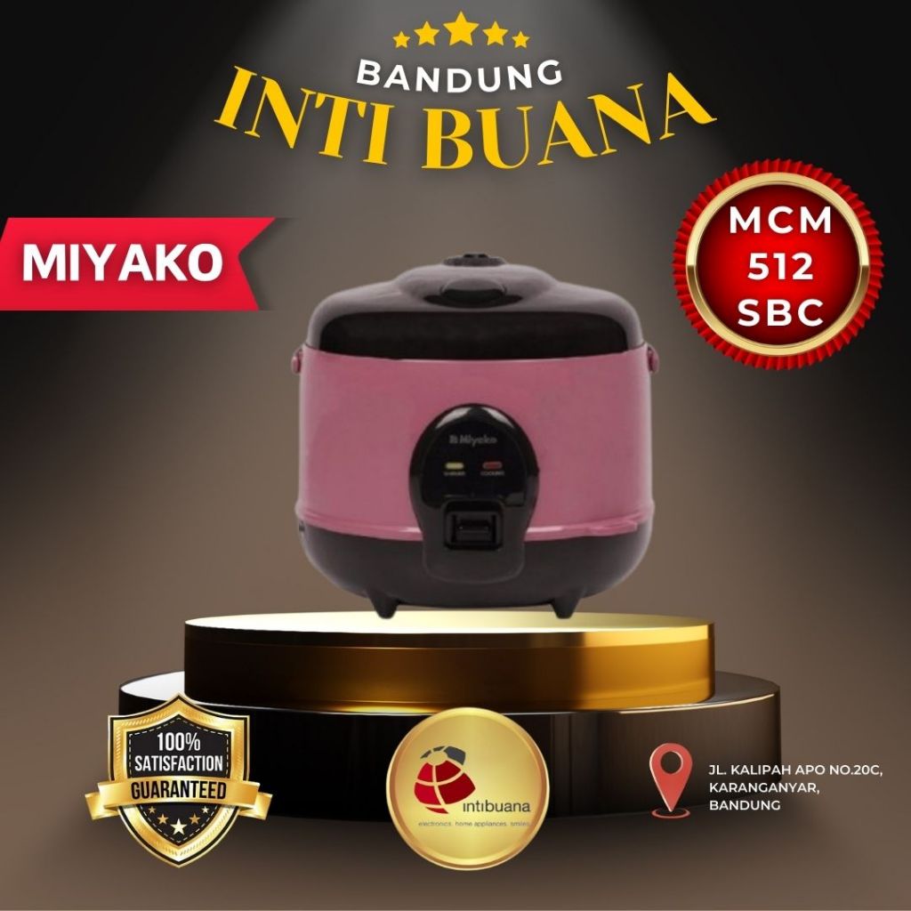 Jual Rice Cooker Miyako MCM 512 C SBC Magic Com Mini Miyako 512 SBC ...