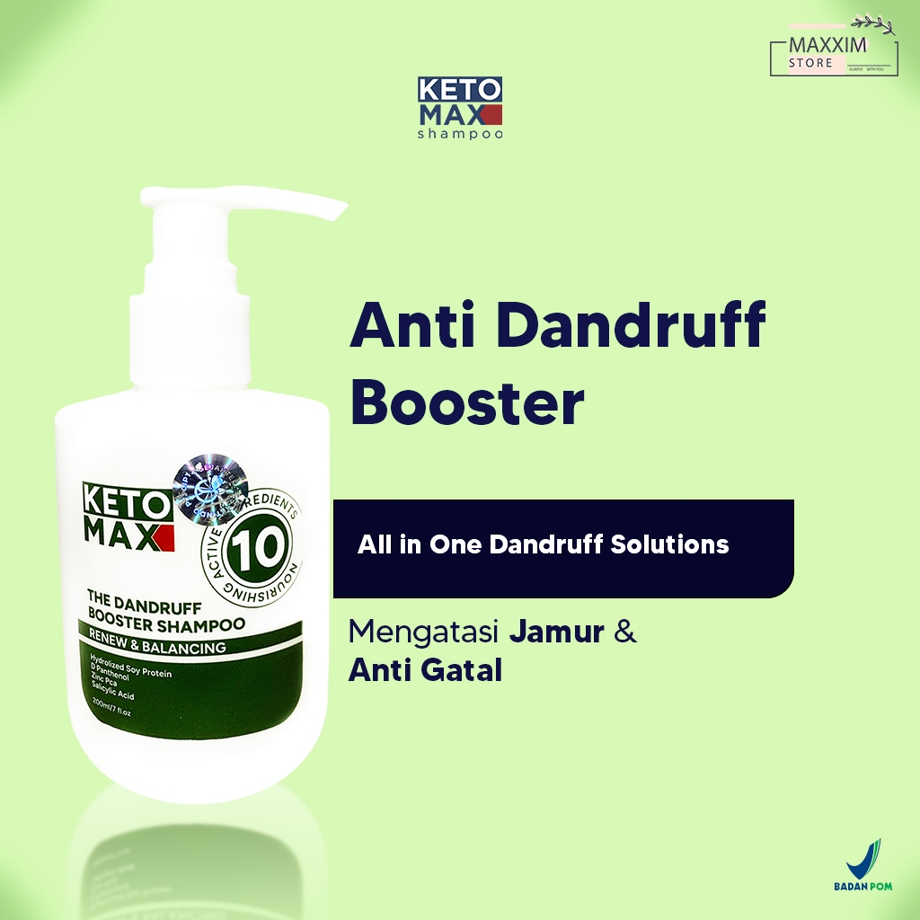 Jual Ketomax Anti Dandruff Booster Shampoo - Shampo Ketombe Membantu ...