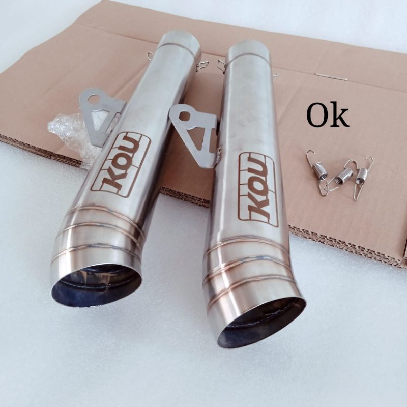 Jual Open Specs Canister Muffler Kou SUPER OPEN PIPE 51MM | Shopee ...