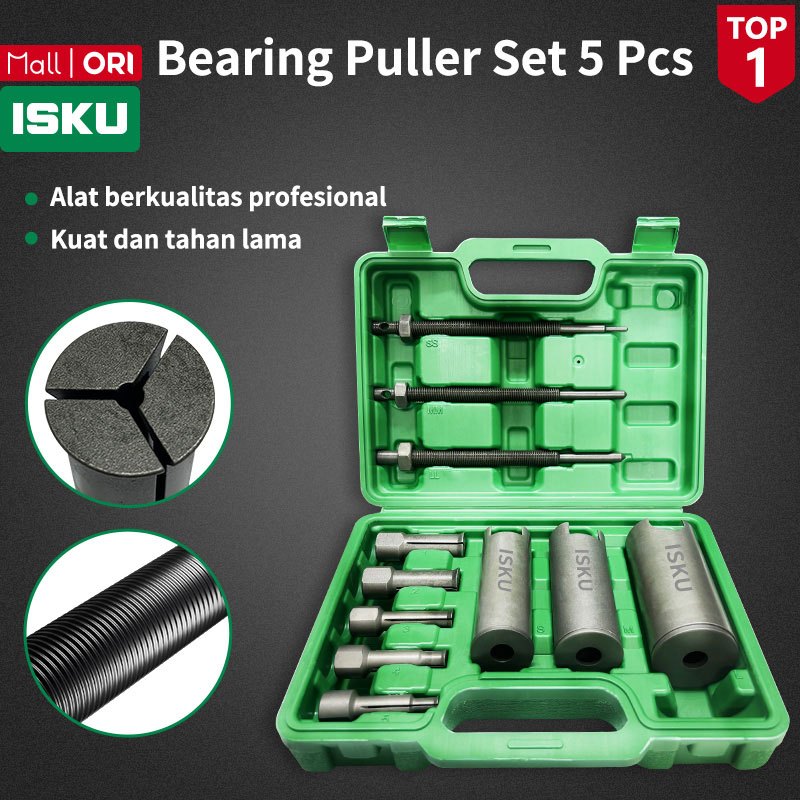 Jual ISKU Bearing Puller Set Disassembler Set 5 Pcs Bearing Puller Set ...