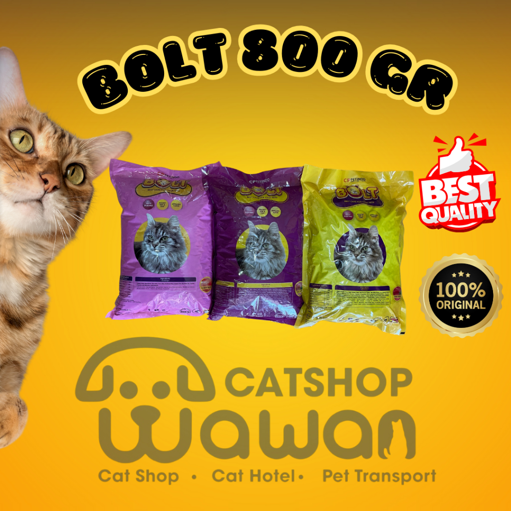 Jual BOLT REPACK 800 gr dry food | Shopee Indonesia