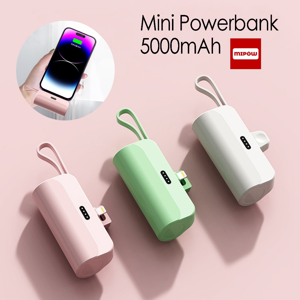 Jual Mipow Powerbank 5000 mAh Mini Fast Charging Suport Iphone Dan Type ...