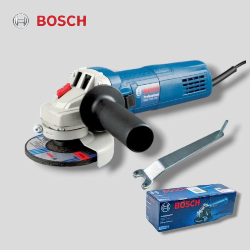 Jual Gerinda Bosch Gws 750 100 Angel grinder Gerinda Tangan Bosch 750 ...