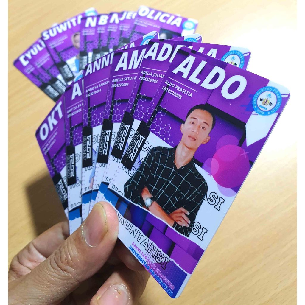 Jual CETAK ID CARD PREMIUM / MEMBER CARD / KARTU PARKIR / BAHAN PVC ...