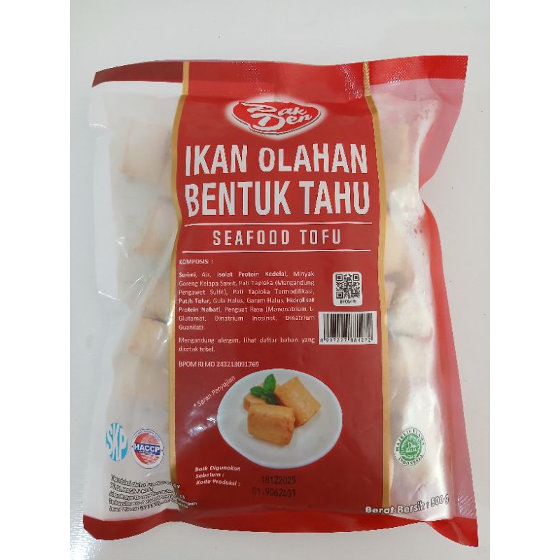 Jual pakden seafood tofu 500g - ikan olahan bentuk tahu - frozen food ...