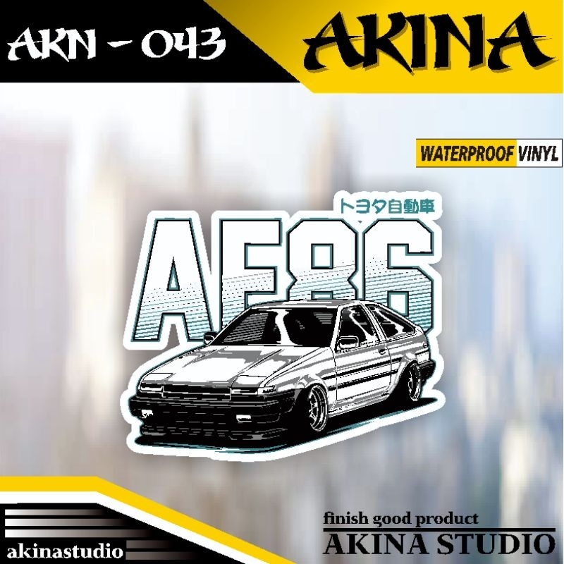 Jual sticker vinyl anti air ae 86 neon light | stiker vinyl anti air ae ...