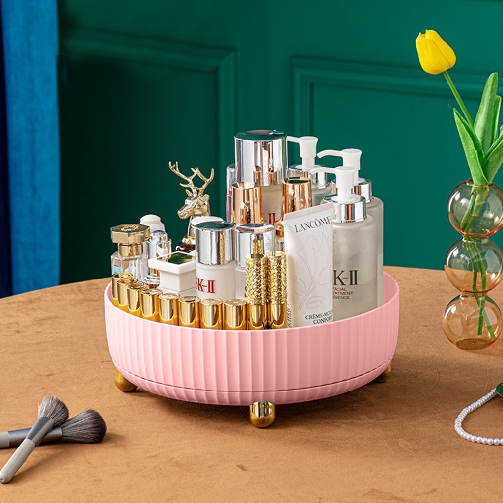 Jual Rak Putar Skincare/Kosmetik C100 Tempat Makeup Storage/Rak Make Up ...