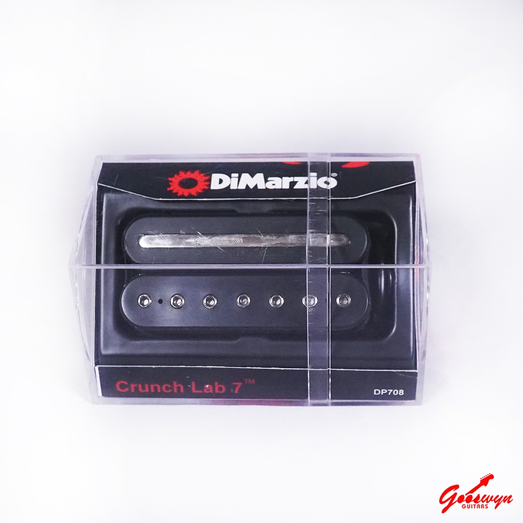 Jual Dimarzio DP708 Crunch Lab 7TM 7-String Black | Shopee Indonesia