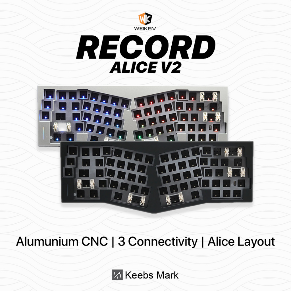 Jual Weikav Record Alice V2 Tri Mode Wireless Mechanical Keyboard ...