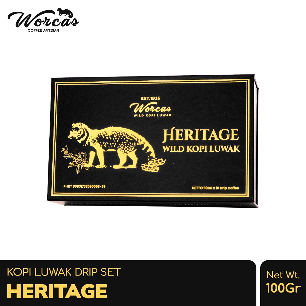 Jual WORCAS Heritage Wild Kopi Luwak Drip Filter 100gr | Shopee Indonesia