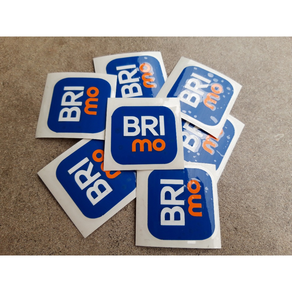 Jual Sticker Cutting Bank BRI Brimo Murah asli cutting | Shopee Indonesia