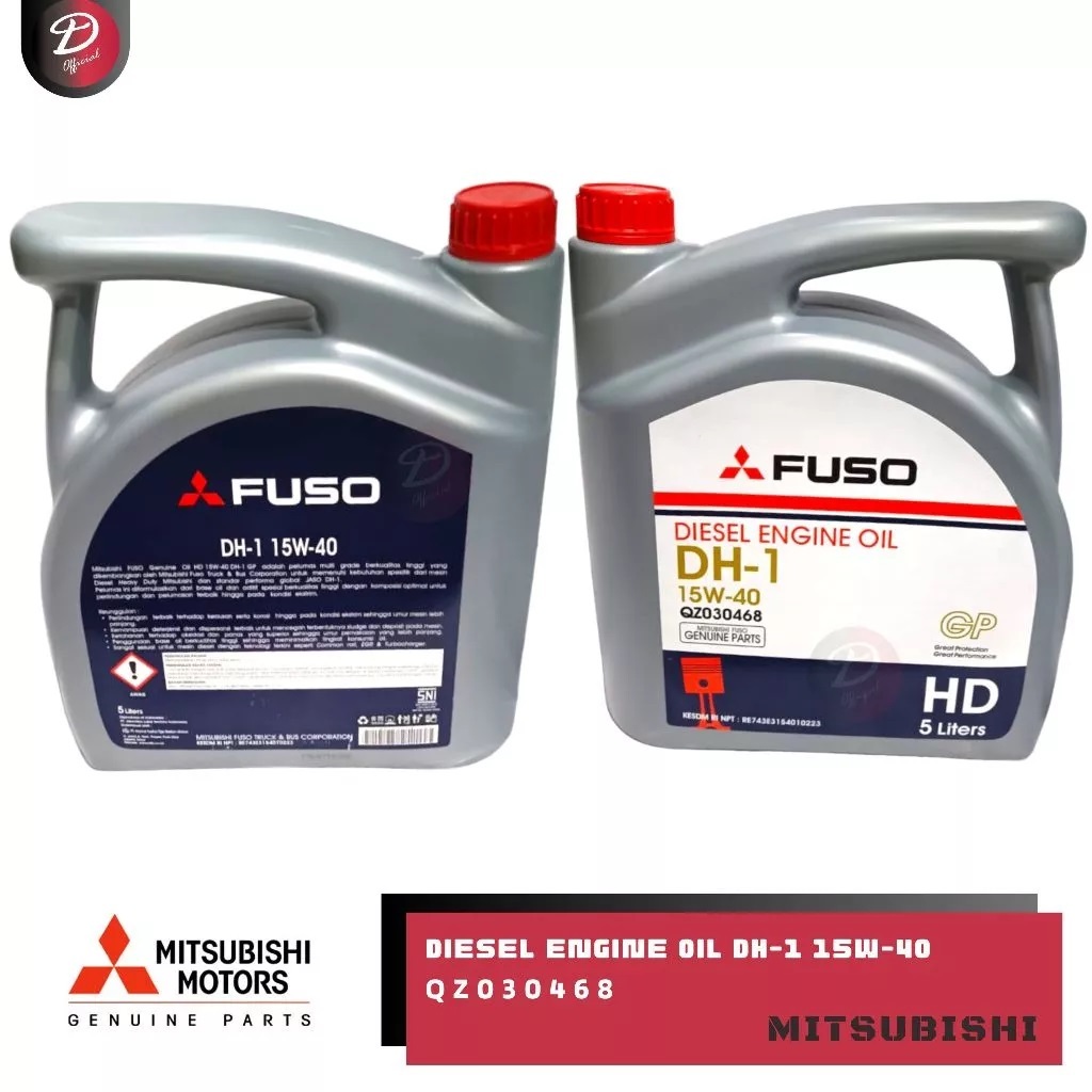 Jual Oil Oli Mesin Diesel CF4 15W40 15W-40 15W 40 DH-1 GP 5 Liter QZ030468 TRUK FUSO PS190 PS220 ...