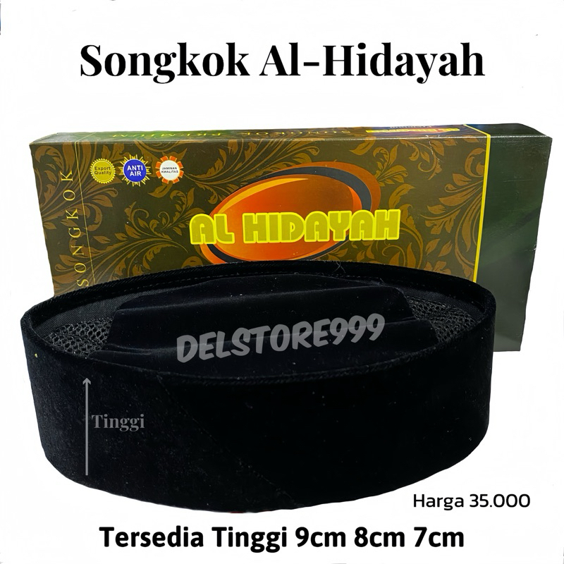 Jual PECI/SONGKOK NASIONAL MERK AL-HIDAYAH|EXPORT QUALITY|ANTI AIR ...