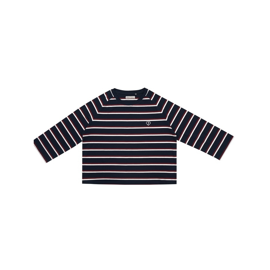 Jual Kaos Wanita Greenlight Lengan Panjang Longgar Stiped Mamori ...