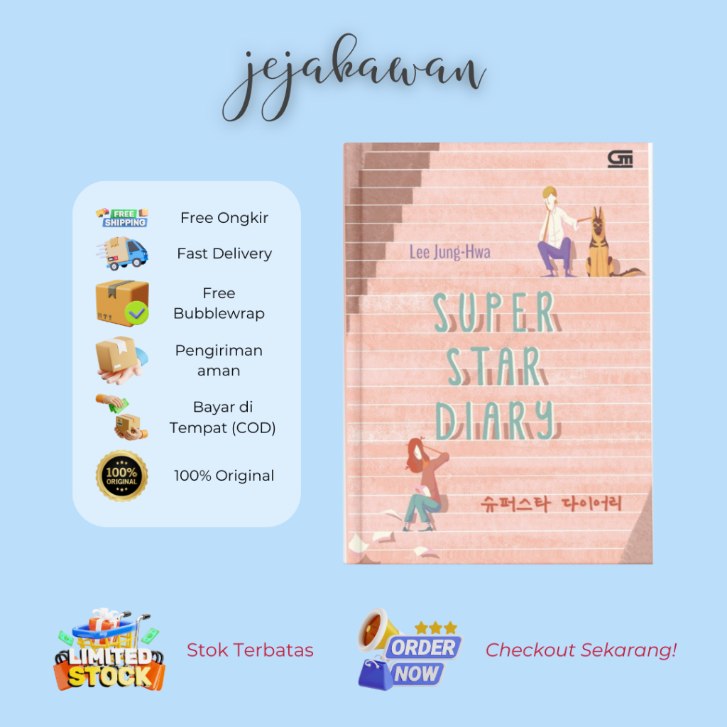 Jual Buku Novel Super Star Diary Lee Jung-Hwa Murah | Shopee Indonesia