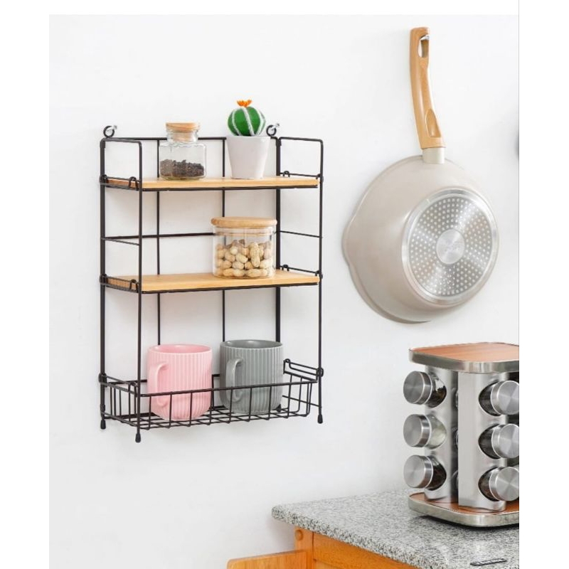 Jual INFORMA RAK DAPUR MILO//RAK BUMBU//RAK BESI//RAK BUMBU DAPUR ...