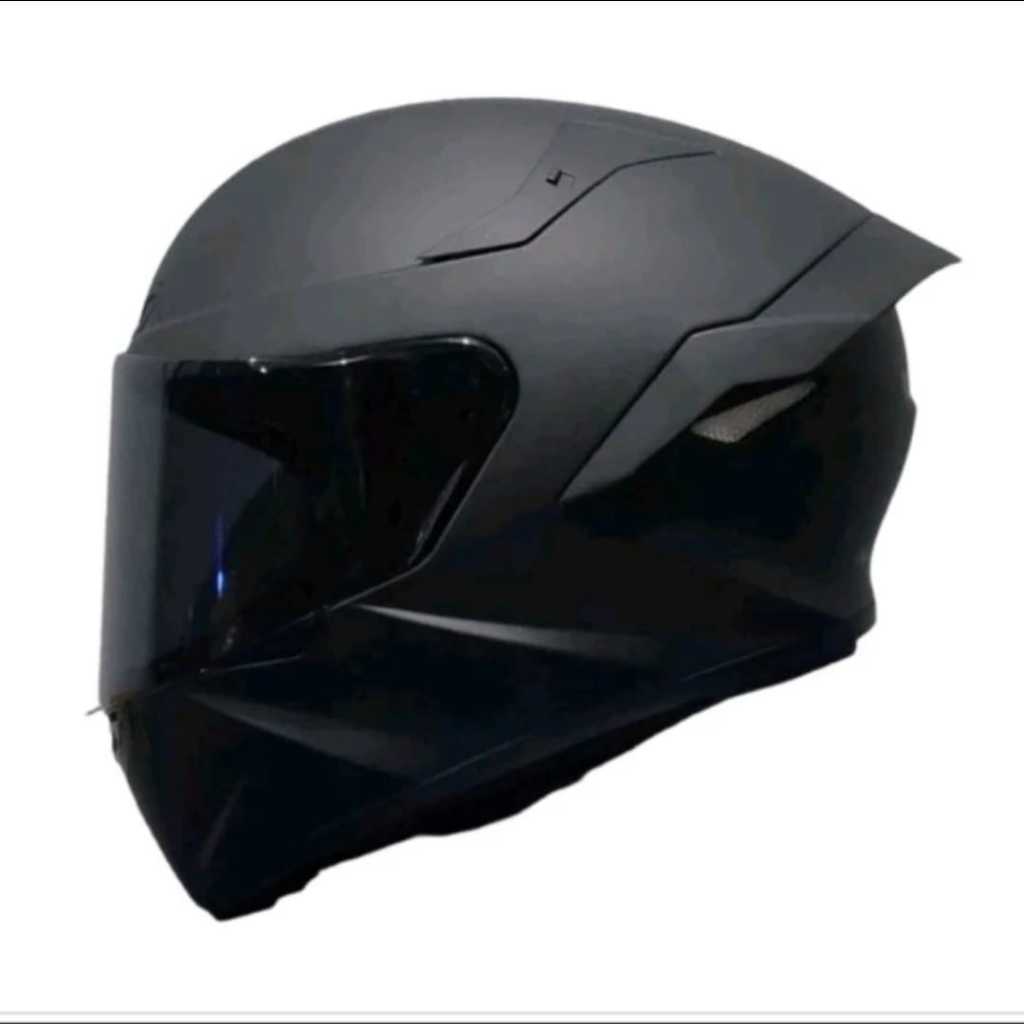 Jual Helm Fullface KBR tt course HITAM DOP paket ganteng pria wanita ...