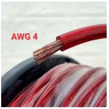 Jual Kabel 4 AWG Kabel Audio 4 AWG Kabel 4AWG Permeter Kabel Grounding ...