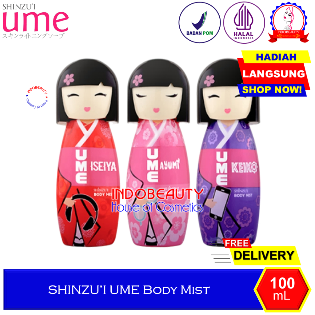 Jual SHINZUI UME Body Mist 100 ml Iseiya Keiko Ayumi | Shopee Indonesia