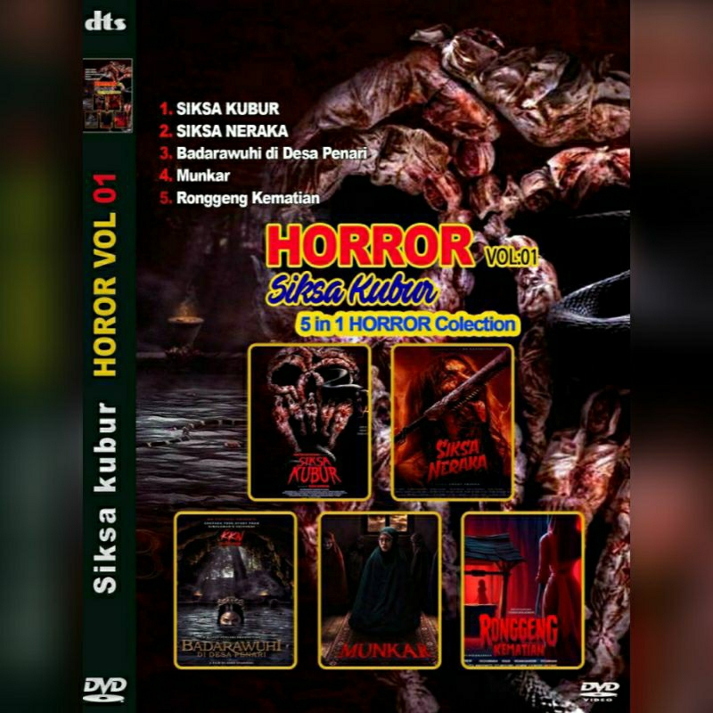 Jual kaset film 5in1 kombilasi horror indo vol 1 - Terbaru#HD | Shopee Indonesia