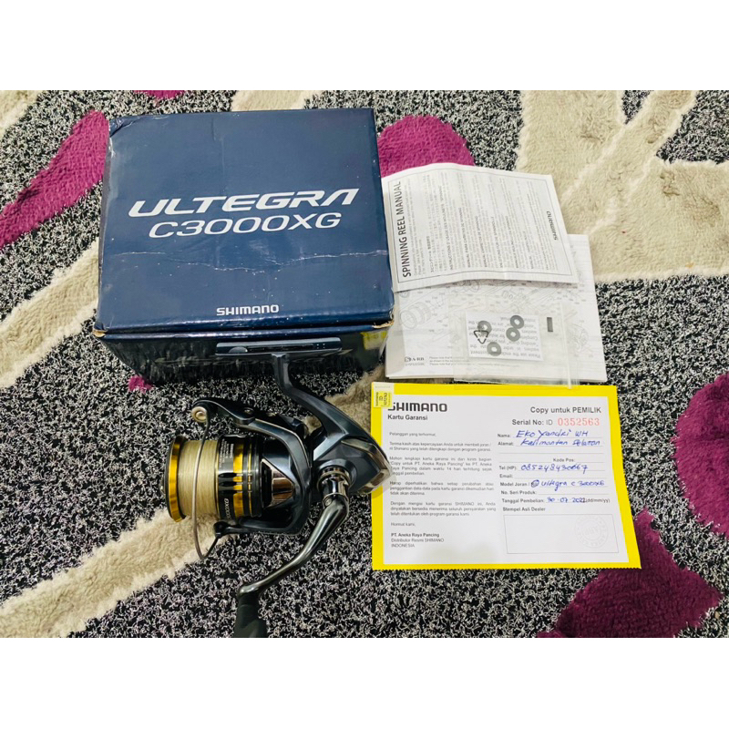 Jual Reel spinning Shimano ultegra C3000 XG | Shopee Indonesia