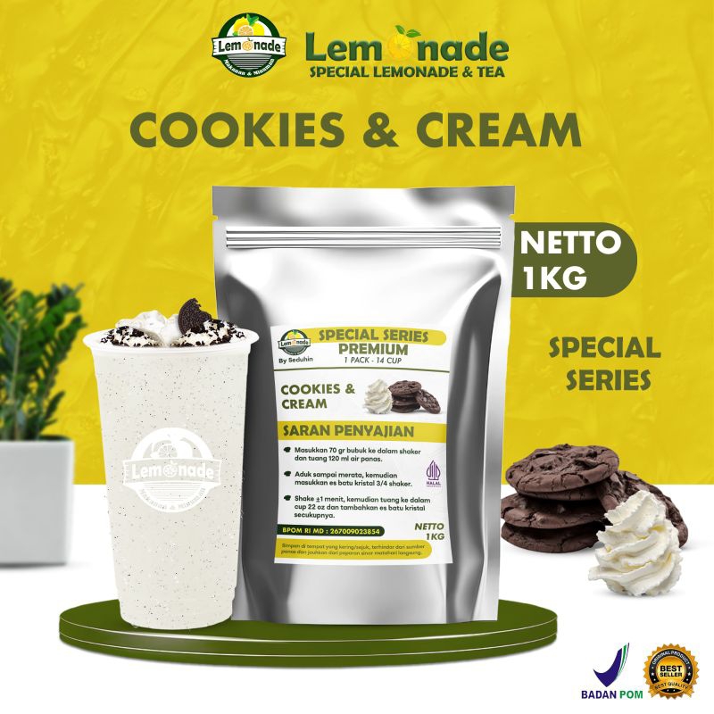 Jual MINUMAN cookies & Cream 1KG | Shopee Indonesia