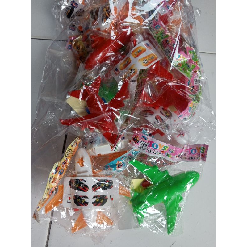 Jual mainan pesawat boing 1 pak isi 20 pcs | Shopee Indonesia