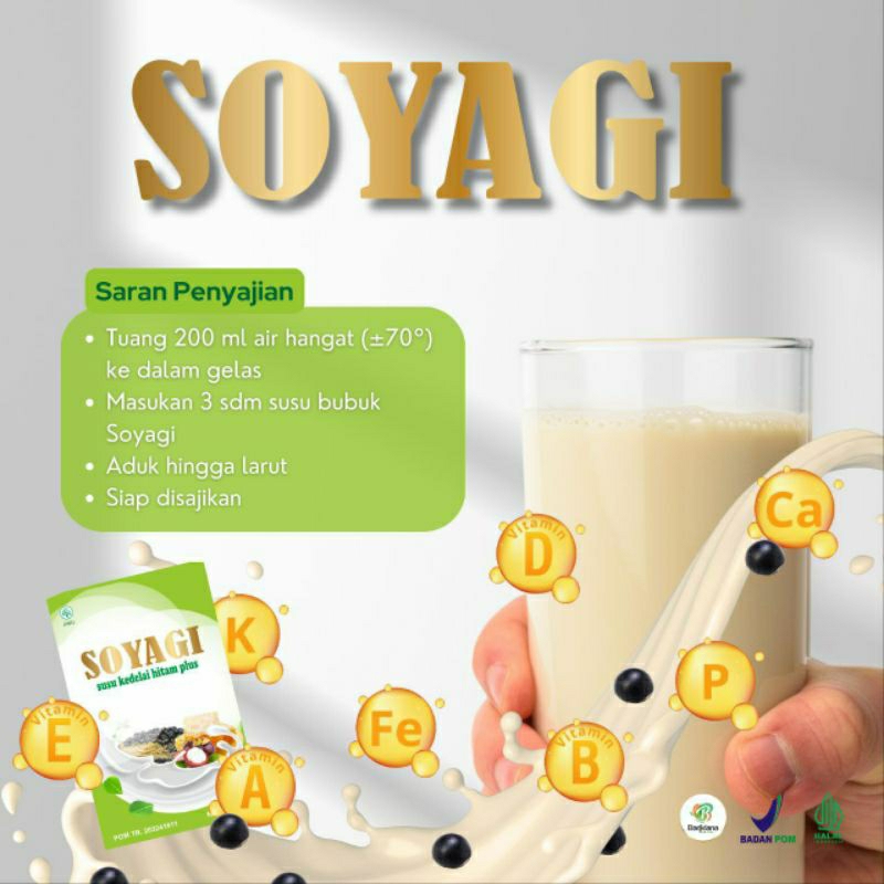 Jual Susu SOYAGI – Susu Diet dari Kedelai Hitam Plus Herbal, Pilihan Sehat untuk Gaya Hidup ...