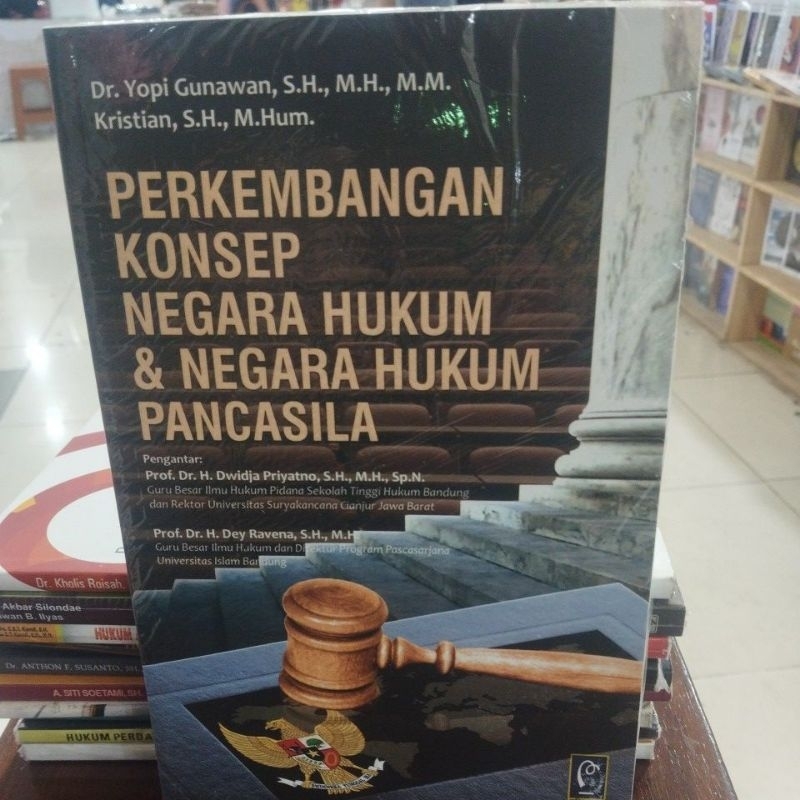 Jual Perkembangan Konsep Negara Hukum & Negara Hukum Pancasila By Dr ...
