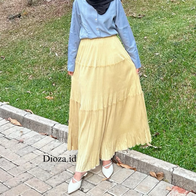 Jual Dioza - PLEATED SKIRT - Rok Plisket Cabang Wanita - Layer SKirt ...
