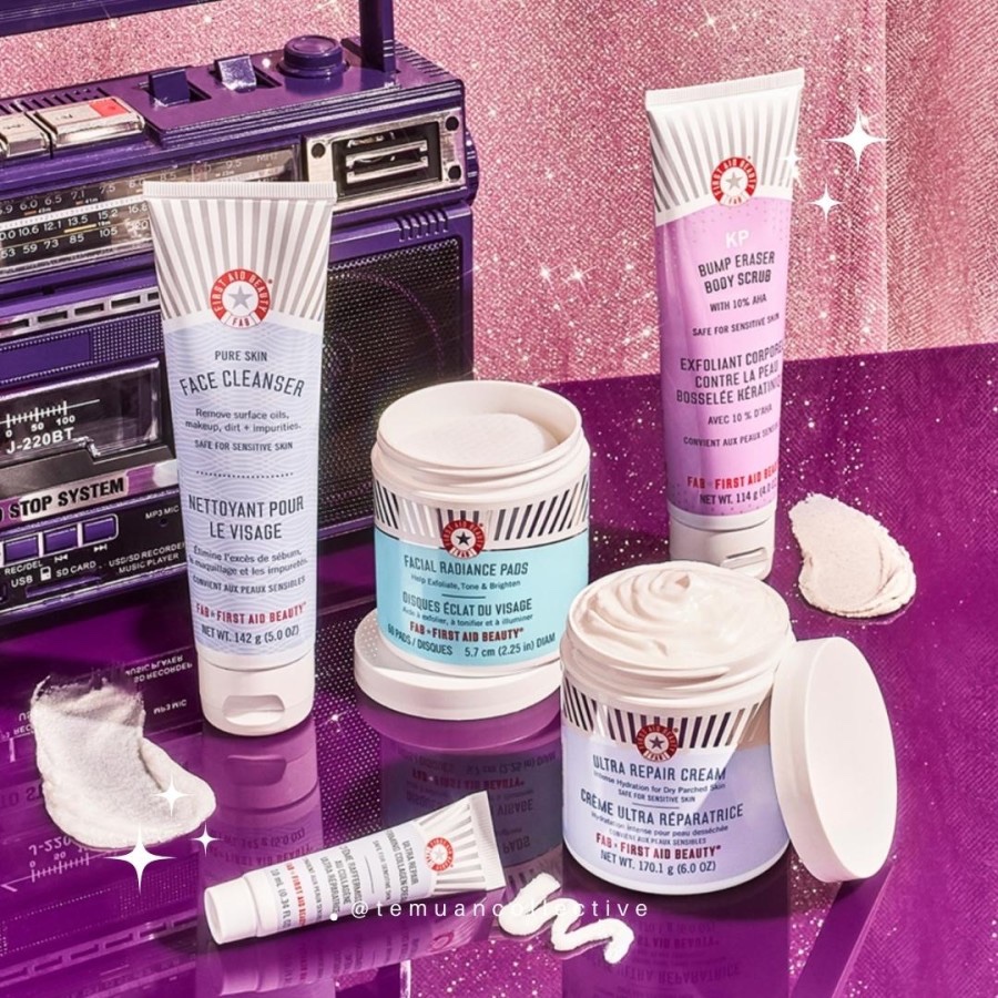 Jual First Aid Beauty-Face Cleanser/Ultra Repair Cream/Bump Eraser ...