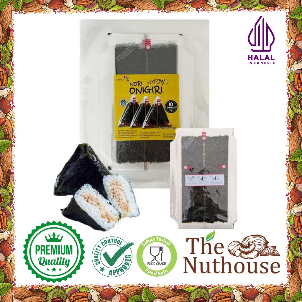 Jual Nori Onigiri Triangle Wrapper / Rumput Laut Sushi Khusus Bungkus ...