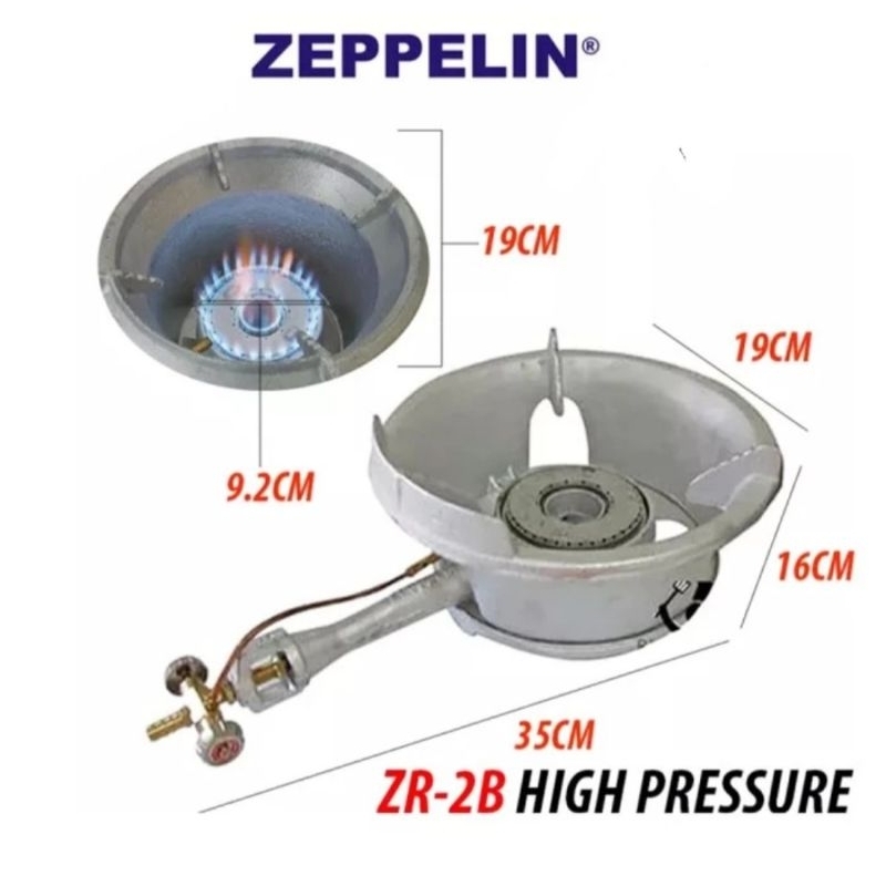 Jual kompor gas zeppelin high pressure zr-2b | Shopee Indonesia