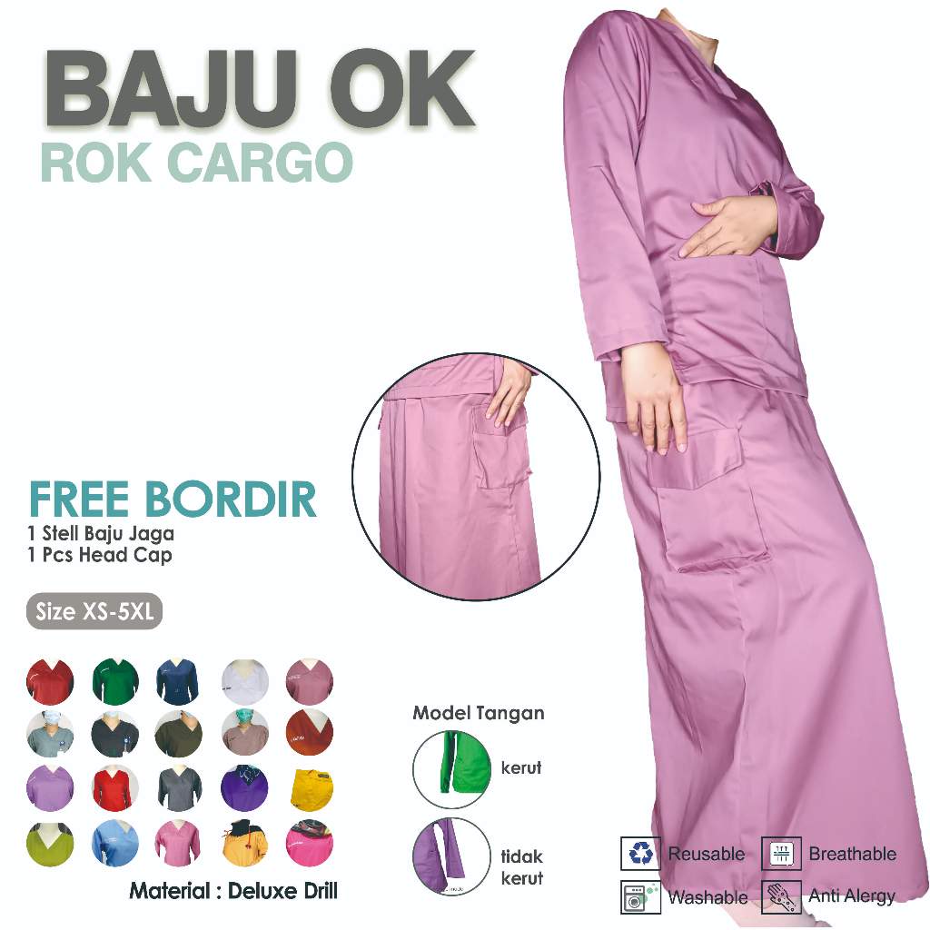 Jual BAJU JAGA ROK CARGO/BAJU TINDAKAN/BAJU OK | Shopee Indonesia