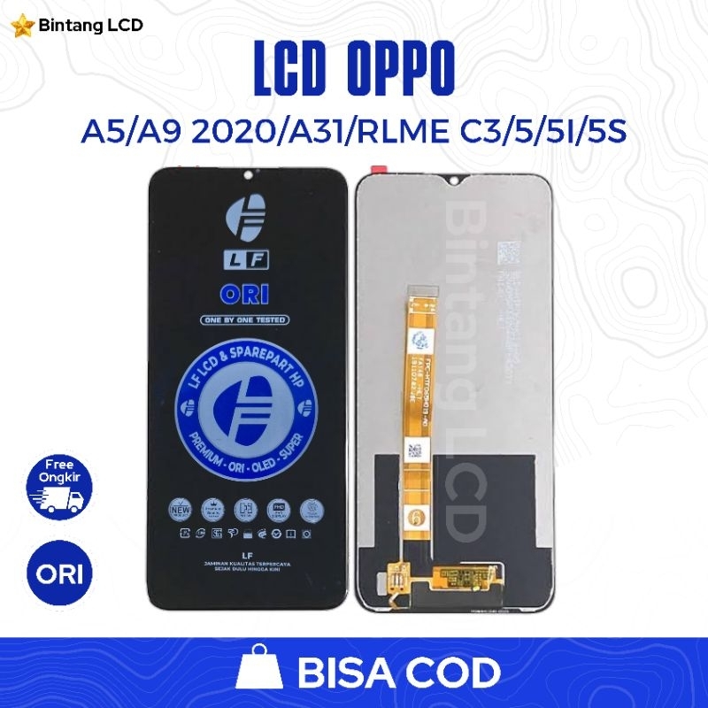 Jual [ COD ] LCD Oppo A5 2020 / A9 2020 / A31 / RLM C3 / 5 / 5i / 6i ...