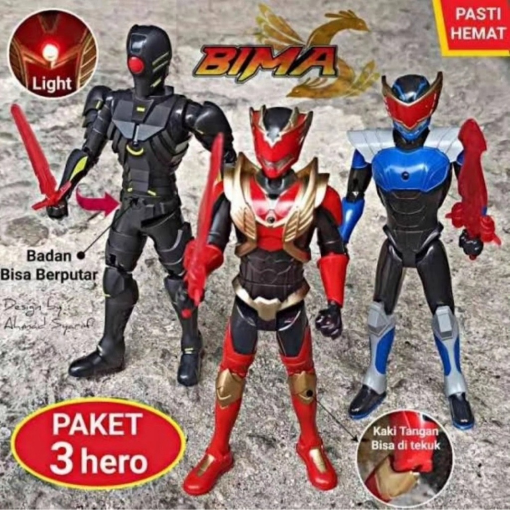Jual [ BISA COD ] FIGURE BIMA SATRIA GARUDA (Action Figure Patung Super Hero Indonesia Boneka ...