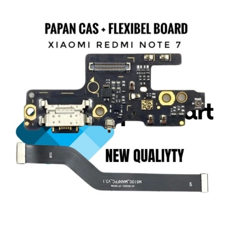 Jual Papan Konektor Cas Xiaomi Redmi Note 7 + Flexibel Board Satu Set ...
