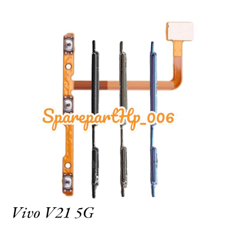 Jual TOMBOL SET + FLEXIBEL ON OFF VOLUME VIVO V21 5G V2050 KOMPLIT SATU SET ORI | Shopee Indonesia
