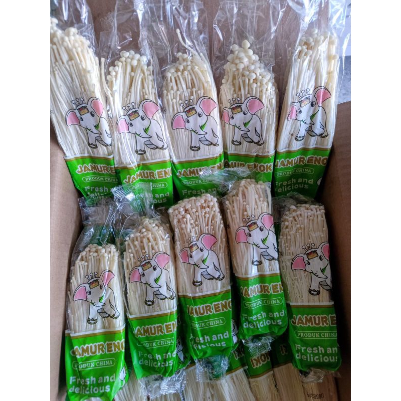 Jual Jamur Enoki Import China | Shopee Indonesia