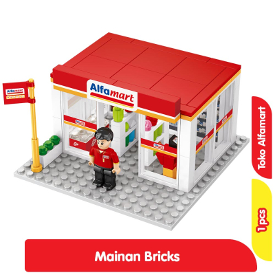 Jual Alfa Bricks Toy Collection Mainan Toko Alfamart 1 pcs LIMITED ...