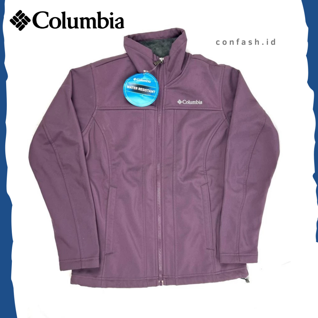Jual Jaket Columbia Softshell Dark Brown Original Windprood Waterproof Hiking Summit Windproof ...