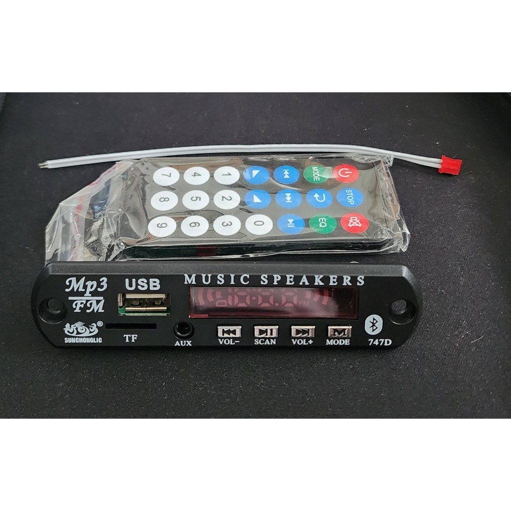 Jual Modul MP3 Bluetooth Dgn Radio FM USB Kit Pemutar Lagu | Shopee ...