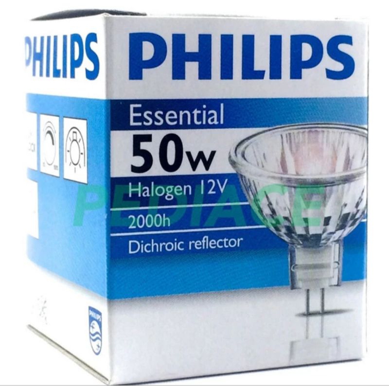 Jual LAMPU HALOGEN PHILIPS 12V 50W | Shopee Indonesia