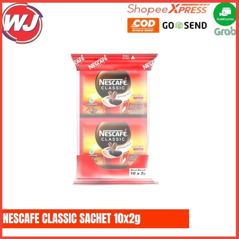 Jual NESCAFE CLASSIC SACHET 10x2g | Shopee Indonesia