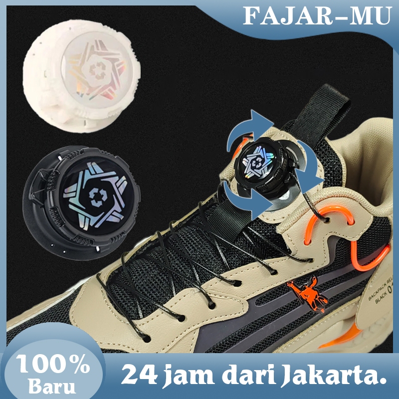 Jual Tali Sepatu Putar Otomatis 2pcs Rotating Shoelace Buckle Tali ...