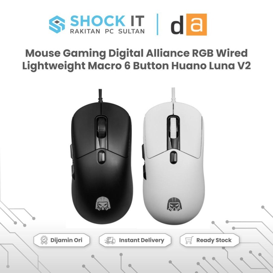 Jual Mouse Gaming Digital Alliance RGB Wired Lightweight Macro 6 ...