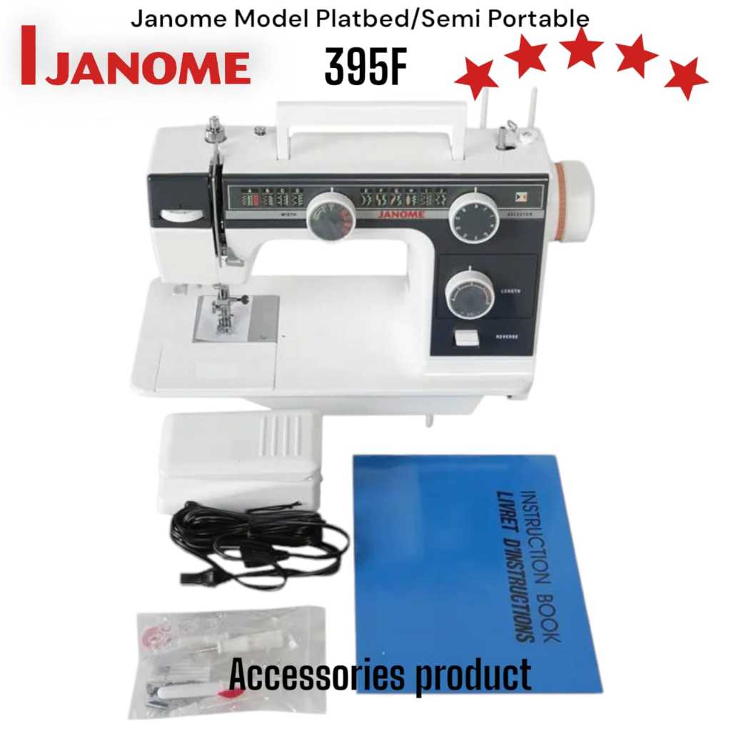 Jual Mesin Jahit - Janome 23 Pola Jahitan - Janome model L-395F ...