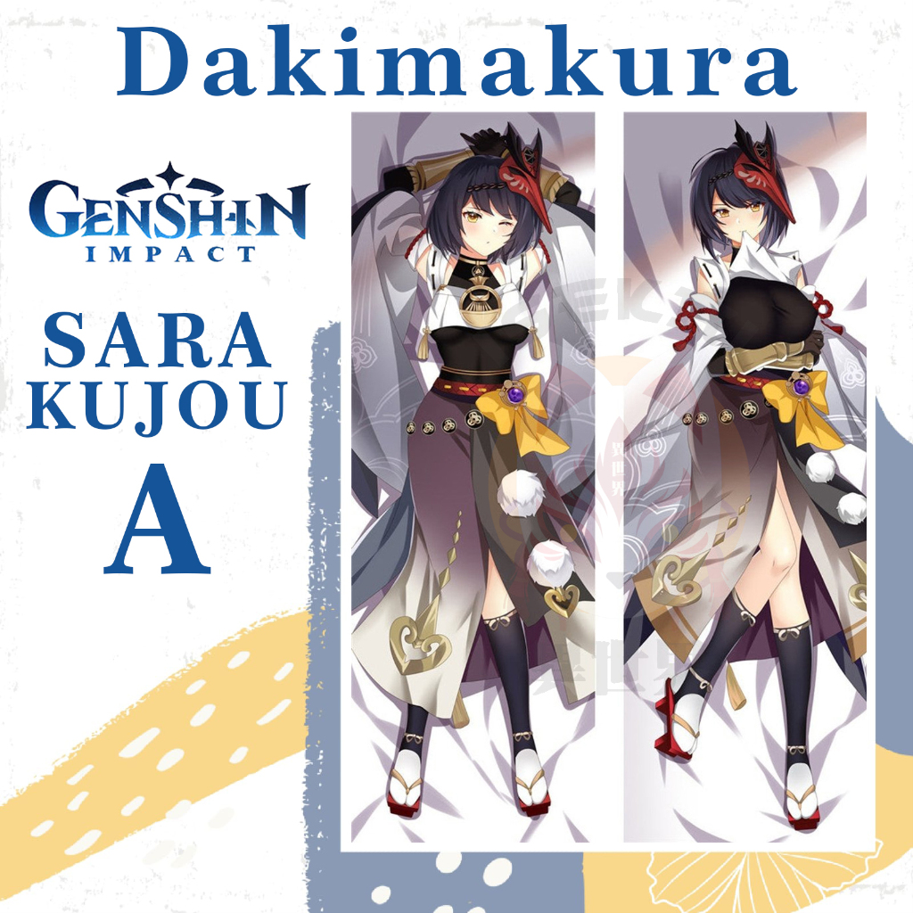 Jual DAKIMAKURA SARA KUJOU Genshin Impact - Sarung bantal Waifu Anime ...