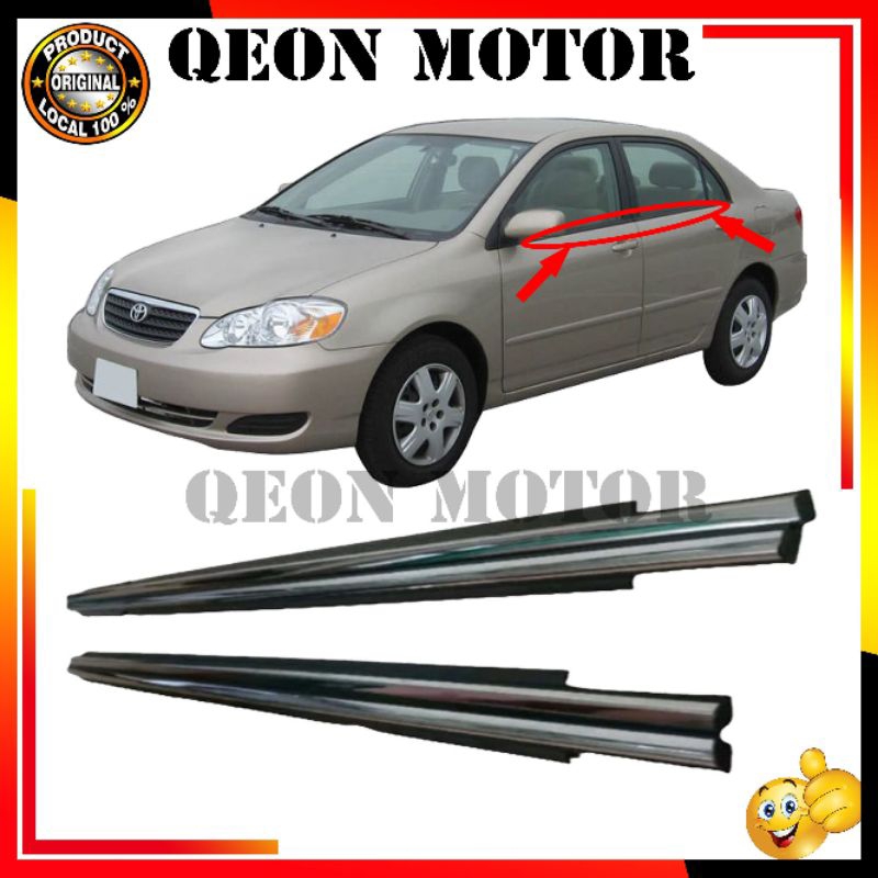 Jual list kaca corolla altis/pelipit kaca corolla altis original ...