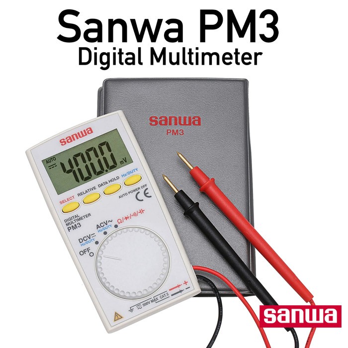 Jual Sanwa PM3 Portable Pocket Digital Multimeter | Shopee Indonesia